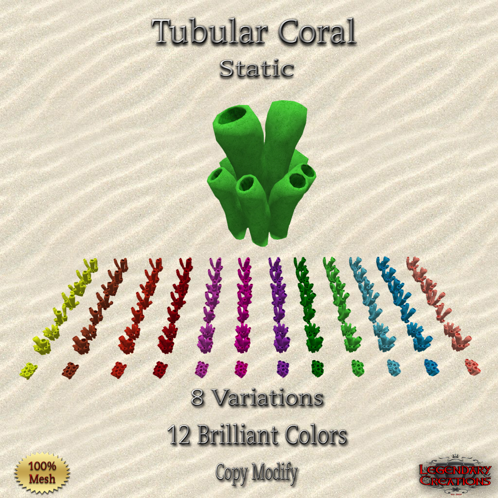 Tubular Coral Collection | Kitely