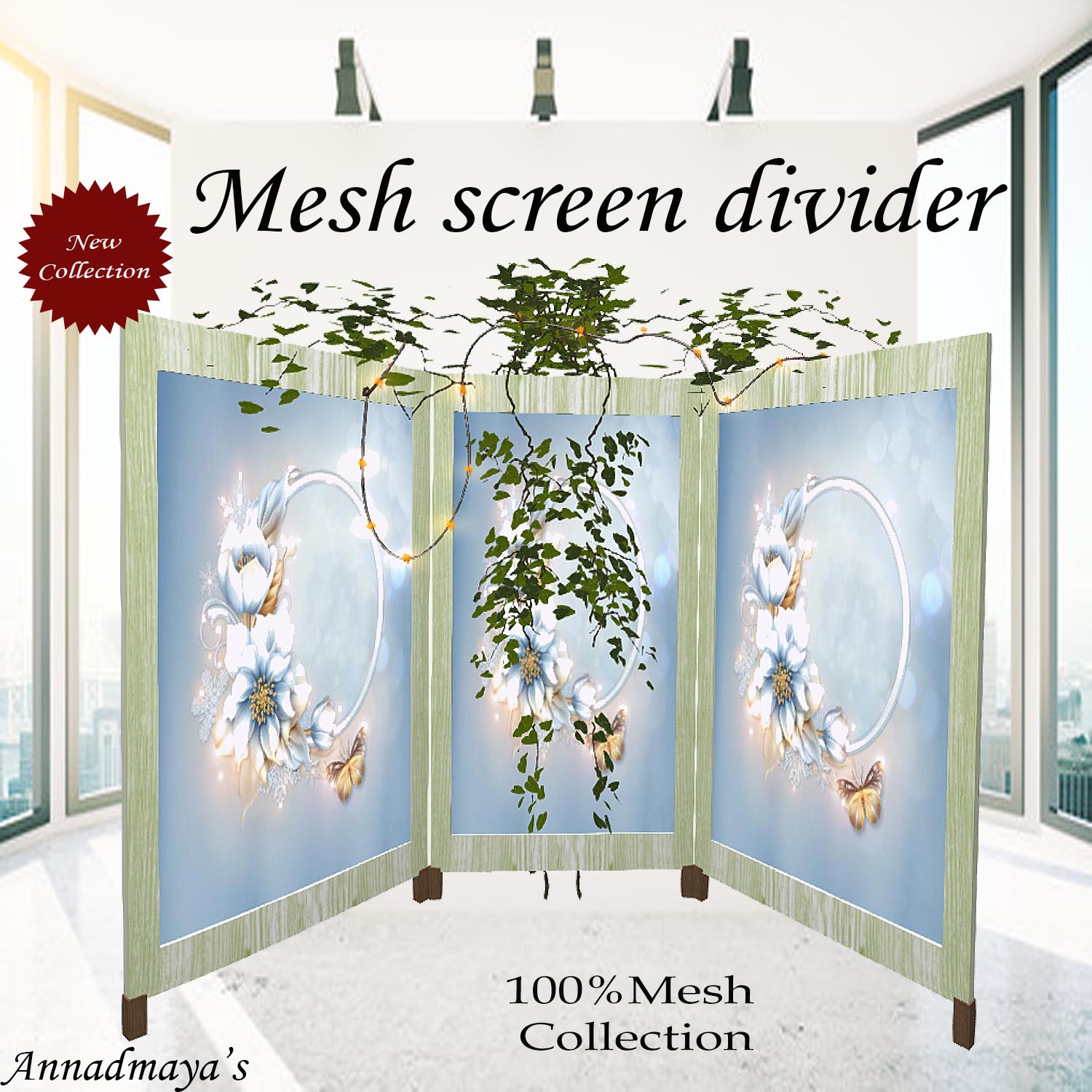 ***Mesh Sweet screen divider room*** | Kitely