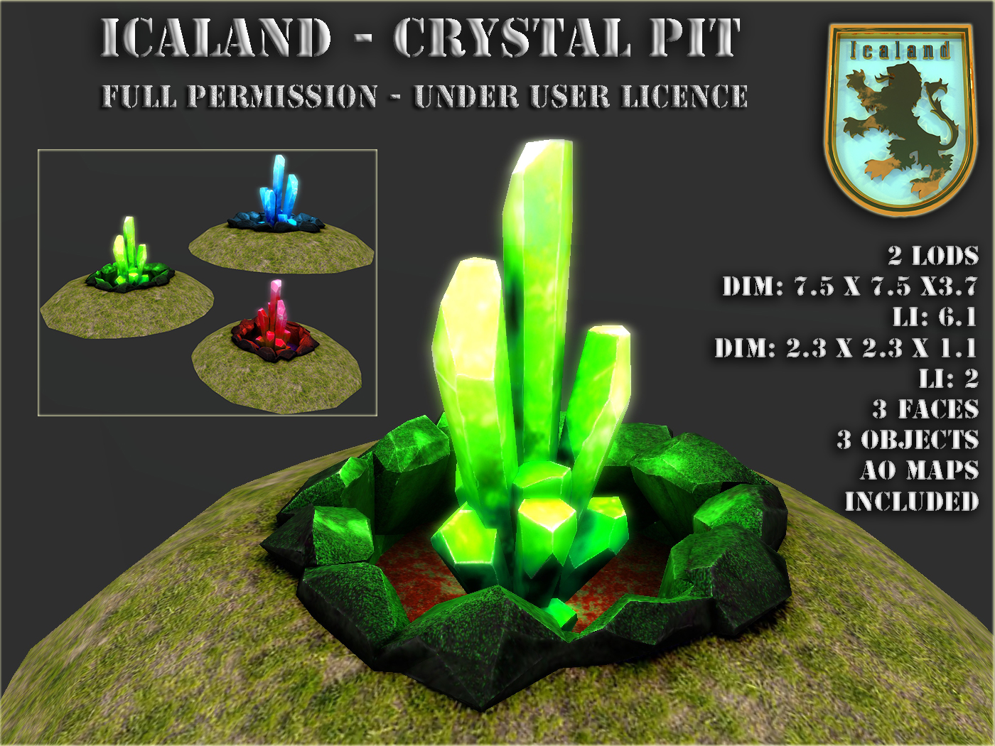 Icaland - Crystal Pit | Kitely