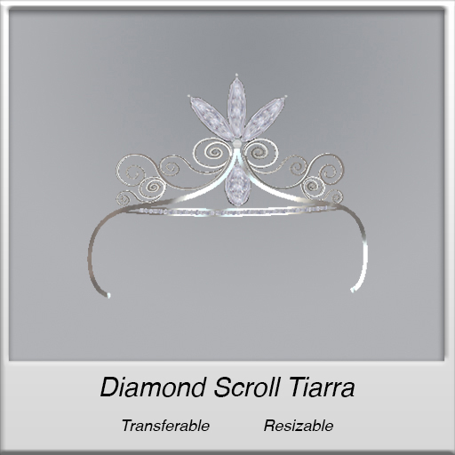 Fangle's Diamond Scroll Tiara Gift Box | Kitely